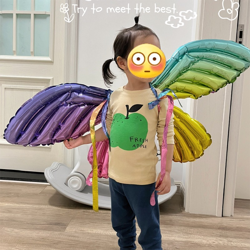 1pc Butterfly Balloon Wings Hanging Wings for Kids Party Halloween ...