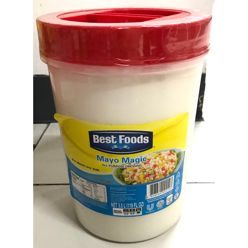 3.5L Best Foods Mayo Magic All Purpose Dressing Mayonnaise 119 fl oz ...