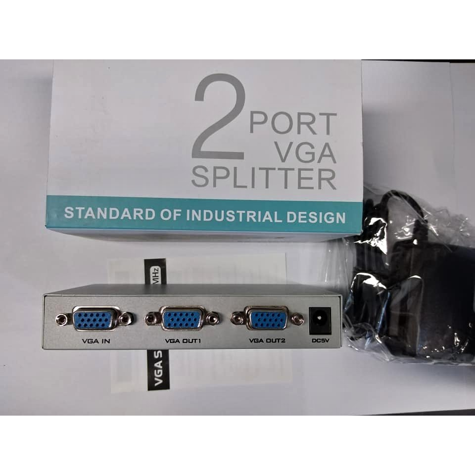 VGA SPLITTER 2 PORTS (DUAL MONITOR) | Shopee Philippines