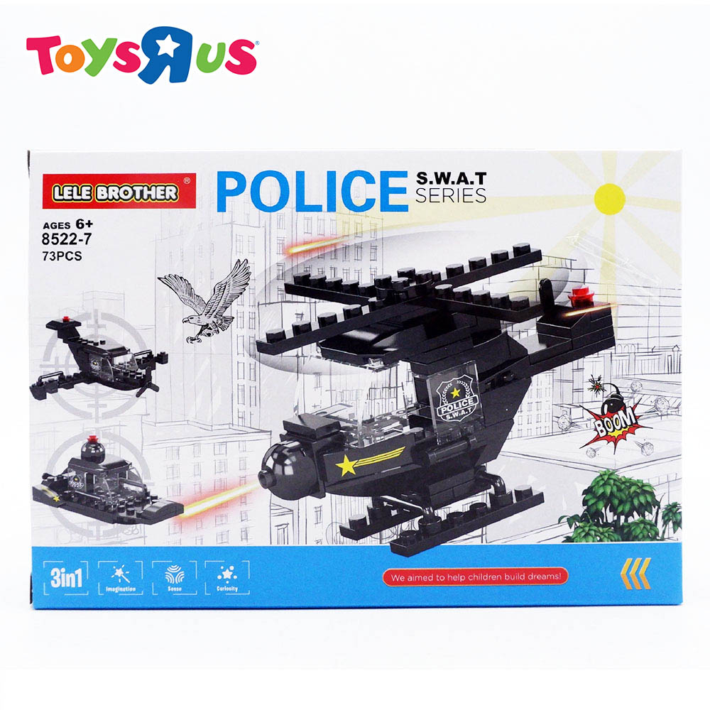 Lele Brother Building Blocks 8522-7 Police S.W.A.T Series (73pcs ...