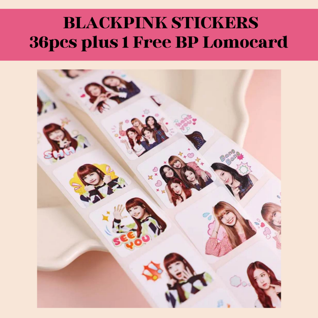 36pcs BP Stickers plus 1 Free BP Lomocard | Shopee Philippines