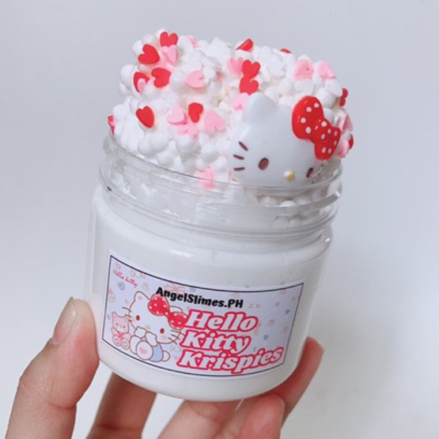 Hello Kitty Krispies Sanrio Kawaii Crunchy Scented Slime Toy for Kids ...