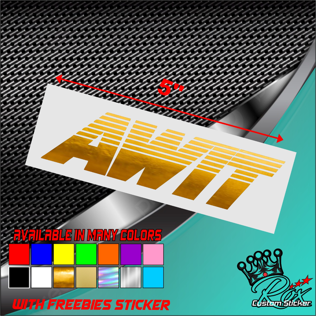 awit sticker logo machine cut waterproof | Shopee Philippines