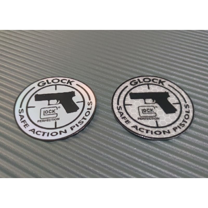 Glock Logo Sticker Waterproof Laminated Sticker Hologram Reflectorized ...