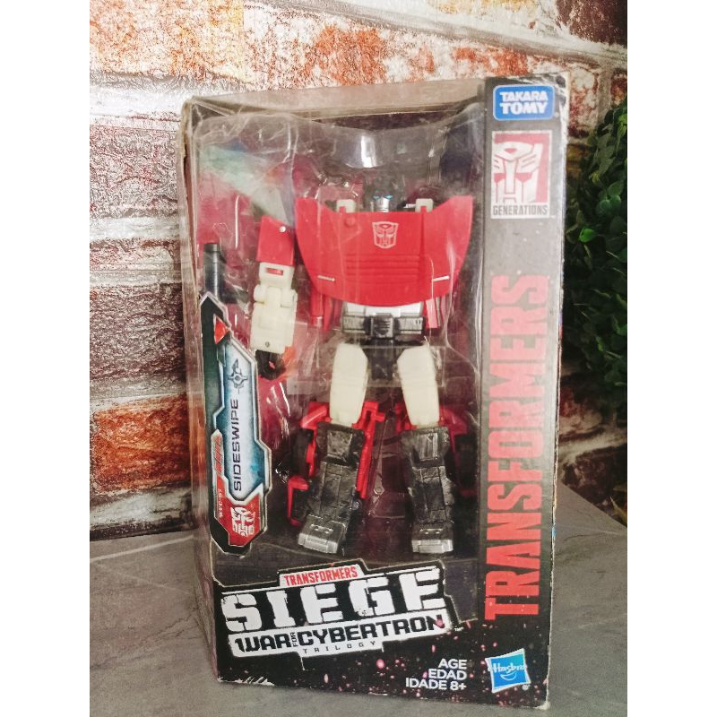 Transformers Siege Deluxe Class SideSwipe (Hasbro) Back in Box | Shopee ...