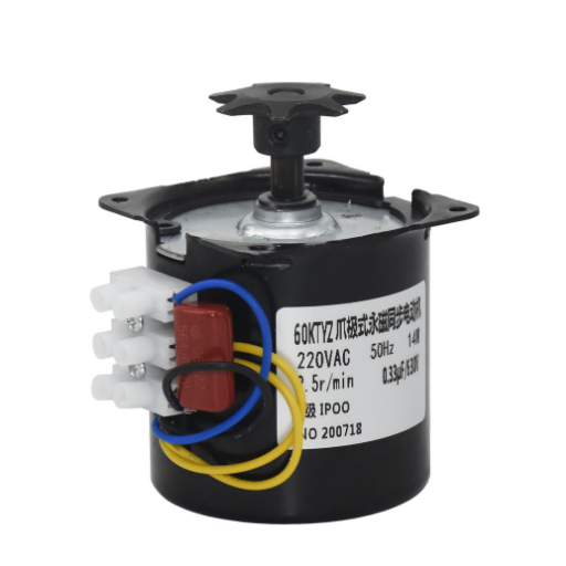 New upgrade 60KTYZ Permanent Magnet Synchronous Motor AC 220V 14W Gear Motor 2.5rpm | Shopee ...
