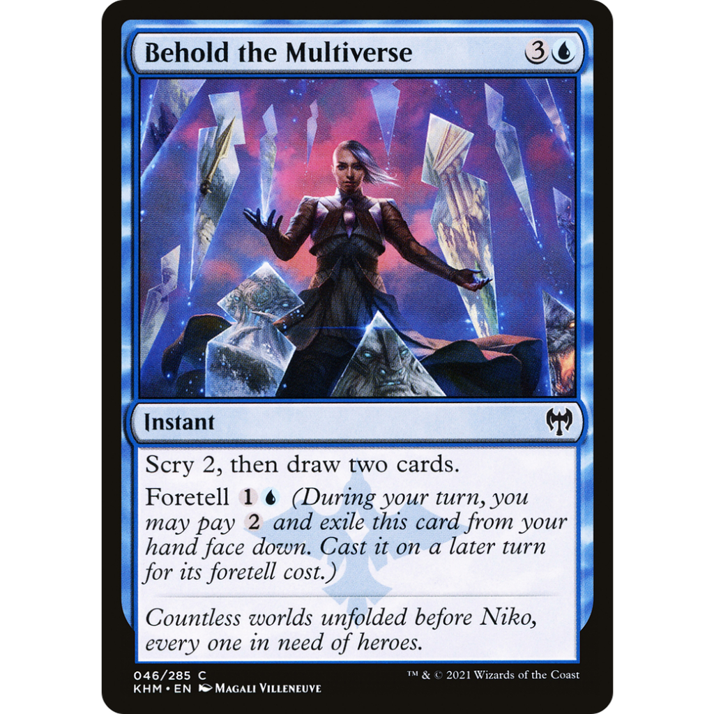 Behold the Multiverse | [SET OF 4][KHM/46] - Magic: the Gathering ...
