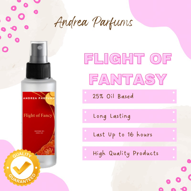 Andrea Parfums Flight of Fantasy Inspired Perfume 85ml | Shopee Philippines