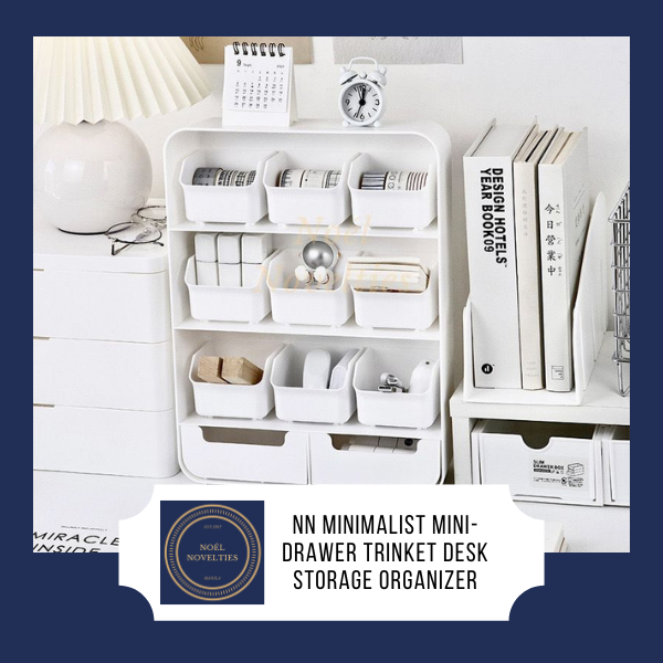 NN Minimalist Multi-Functional Desk Mini-Drawer Storage Organizer Shelf ...