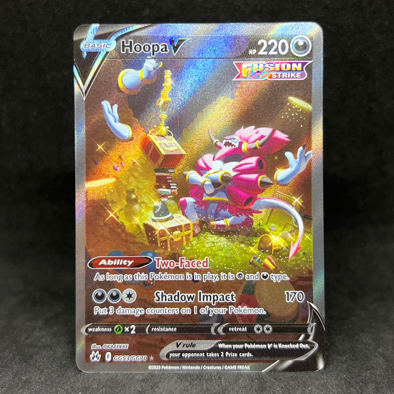 Pokemon TCG Hoopa V Galarian Gallery Full Art Ultra Rare GG53/GG70 2023 ...