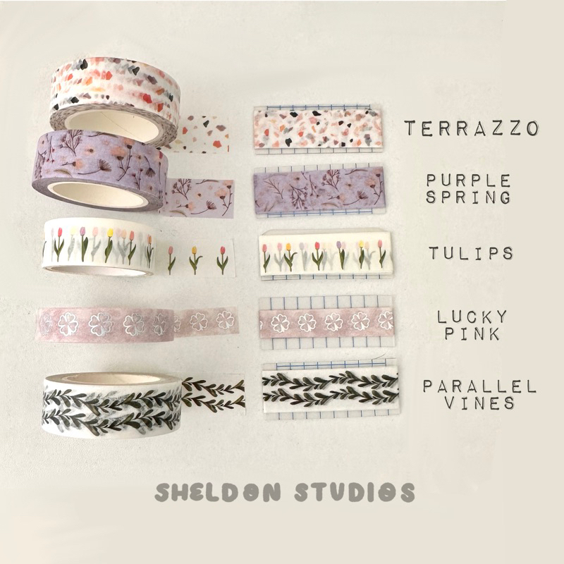 Washi tape Sampler | 20 inches | Shopee Philippines