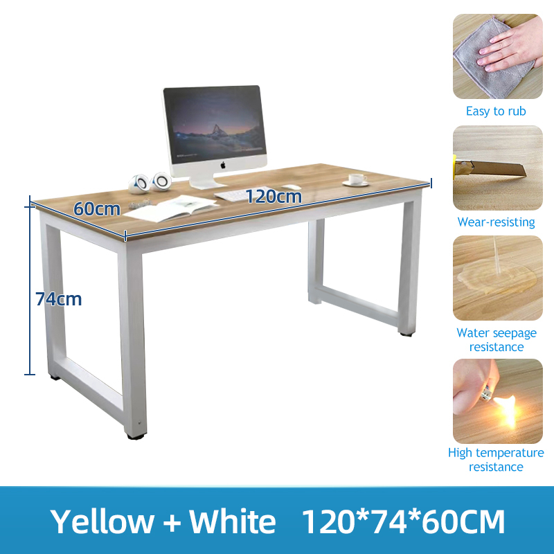 Computer Table 100/120/140CM Gaming Table Computer Desk Desktop Home ...