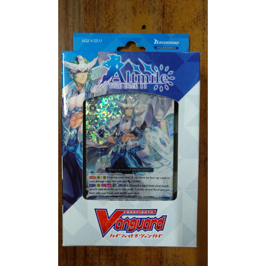 CFV Cardfight!! Vanguard V Trial Deck 11: Altmile Royal Paladin English (VGE-V-TD11) | Shopee ...