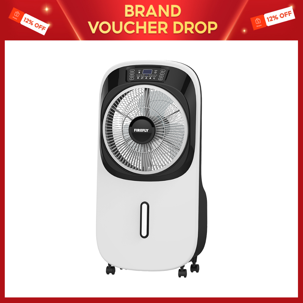 Firefly Rechargeable Mist Fan with Built-in Emergency Light - FEL645 ...