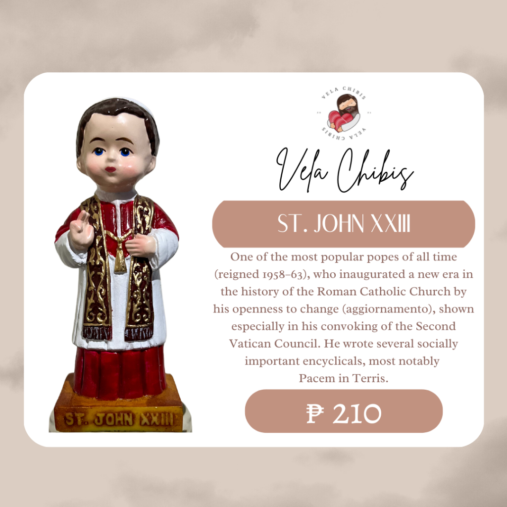 St. John XXIII (Pope John XXIII) Chibi Image / Chibi Saint | Shopee ...