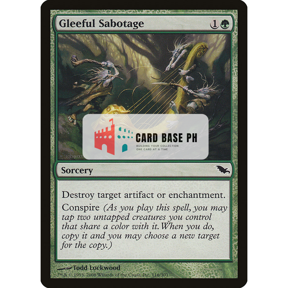 Gleeful Sabotage - Magic the Gathering Trading Card | Shopee Philippines