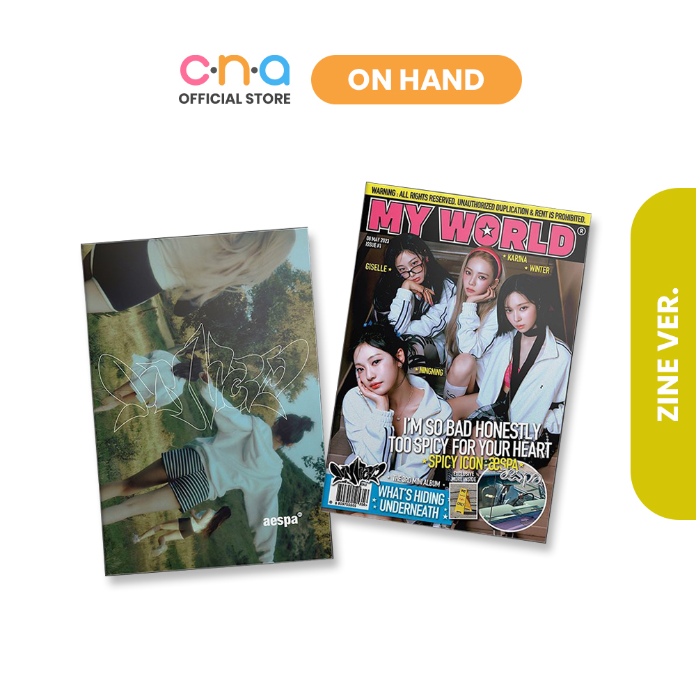 CNA AESPA - MY WORLD (Zine ver.) 3rd Mini Album | Shopee Philippines