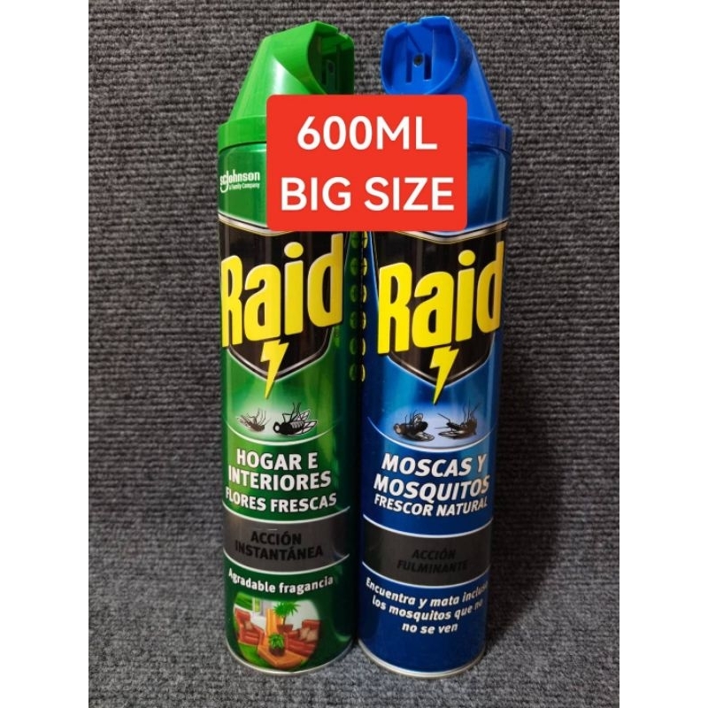 Raid Mosquito,Insecticide Spray 600ml | Shopee Philippines
