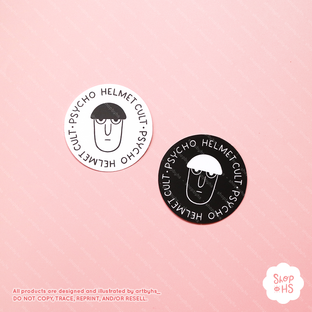 Mob Psycho 100 Psycho Helmet Cult Vinyl Sticker | Shopee Philippines