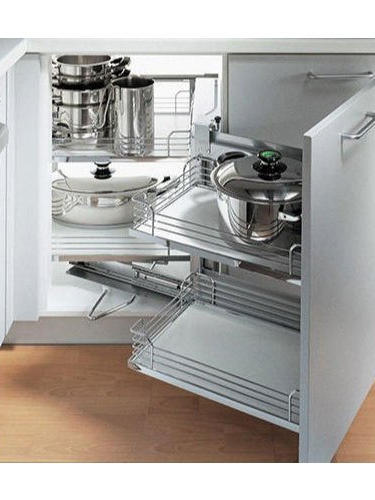 Magic Corner Pull out Basket SOFT CLOSING / Blind Corner Shelves ...