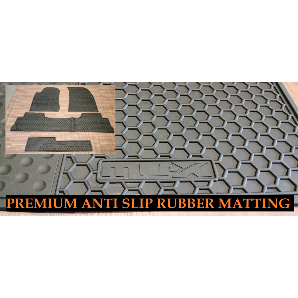 ISUZU MUX 2014 2015 2016 2017 2018 2019 2020 PREMIUM ANTI SLIP RUBBER ...