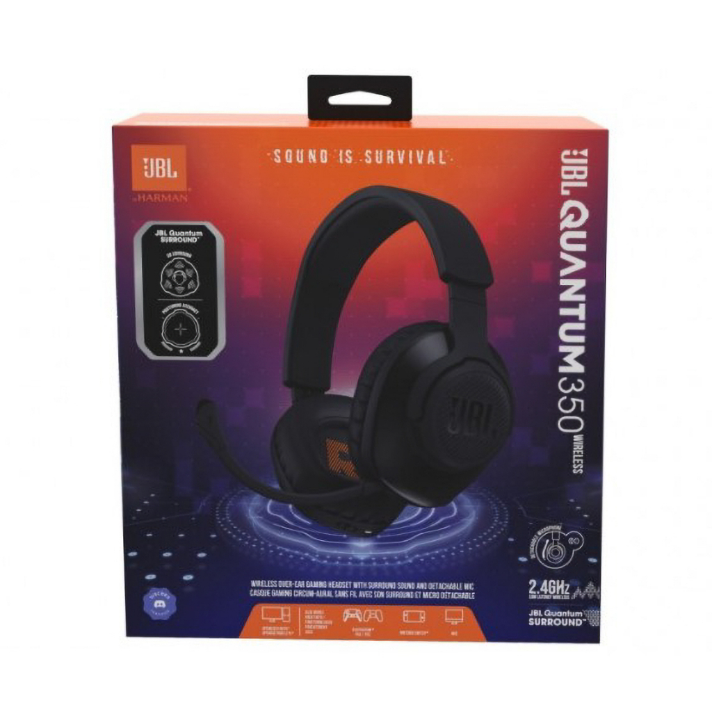 JBL Quantum 350 - Wireless PC Gaming Headset with Detachable Boom mic ...