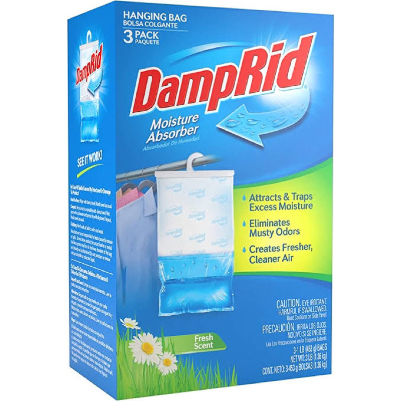 Damp Rid Hanging Bag Moisture Absorber Dehumidifier | Shopee Philippines