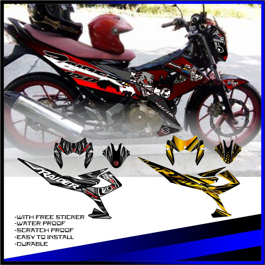 RAIDER R150 Reborn full Sticker Decals High Quality and Durable ...