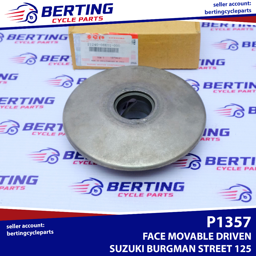 SGP FACE MOVABLE DRIVEN Suzuki Burgman Street 125 Genuine 21240-08K01 ...