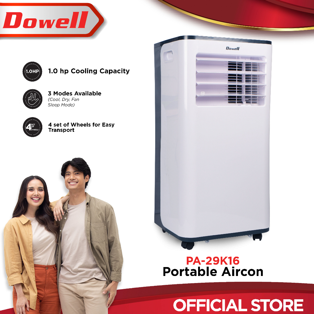Dowell PA-29K16 Portable Air Conditioner 1HP | Shopee Philippines