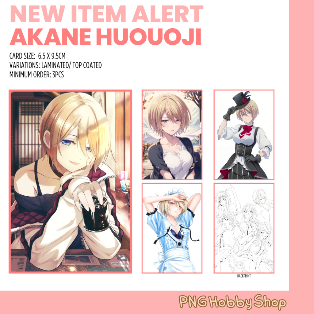 Akane Huouoji The Cafe Terrace and Its Goddesses Anime Photocards and ...