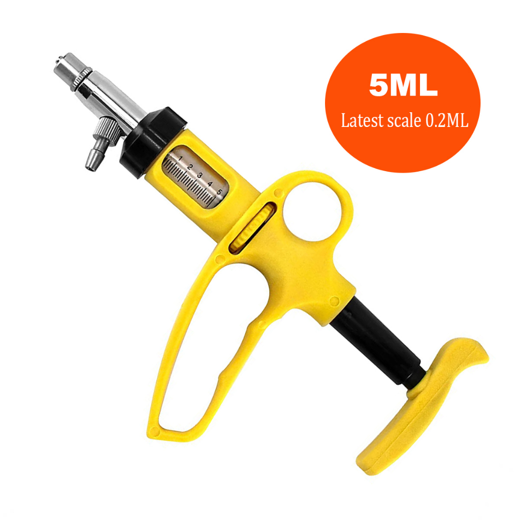 5ML/10ML Continuous Syringe Vaccine injector Device for Pig/Goat ...