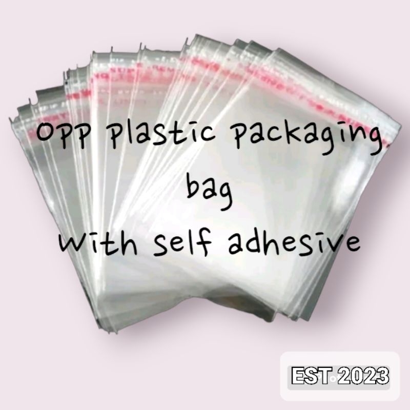 OPP PLASTIC PACKAGING WITH SELF ADHESIVE | Shopee Philippines