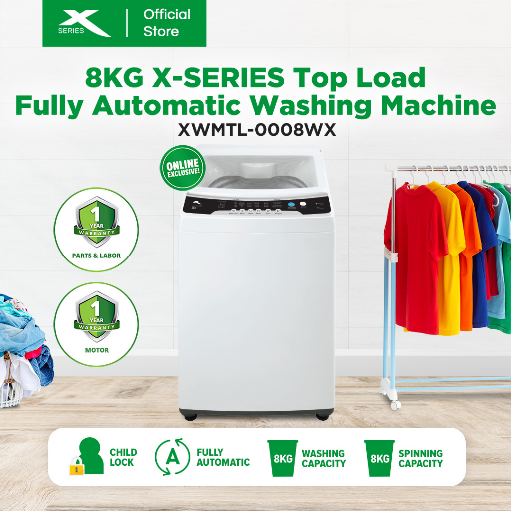 Xtreme 8KG Top Load Fully Automatic Washing Machine with Spin Dry cover ...