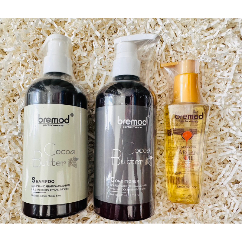 Bremod Cocoa Butter Shampoo 400ml or Conditioner 400ml EXP: MAY 2026 ...