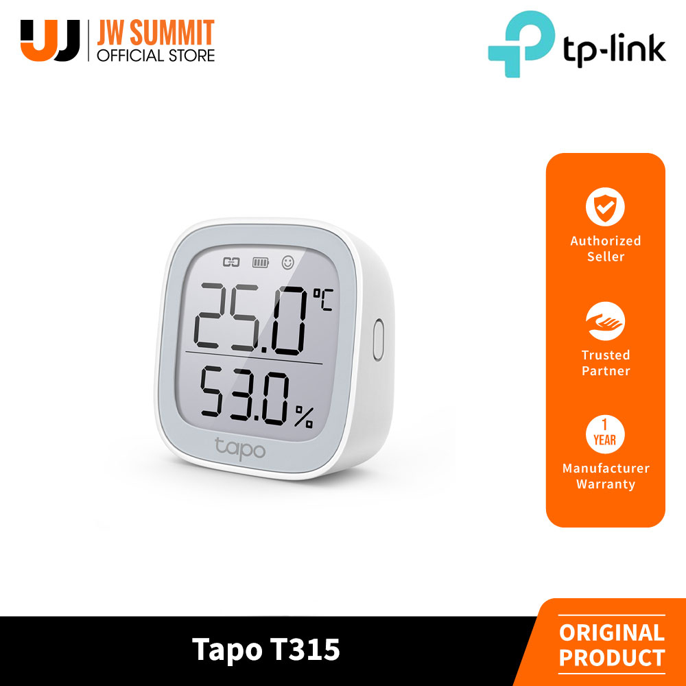 TP-Link Tapo T315 Real-Time Accurate Monitoring Smart Temperature ...
