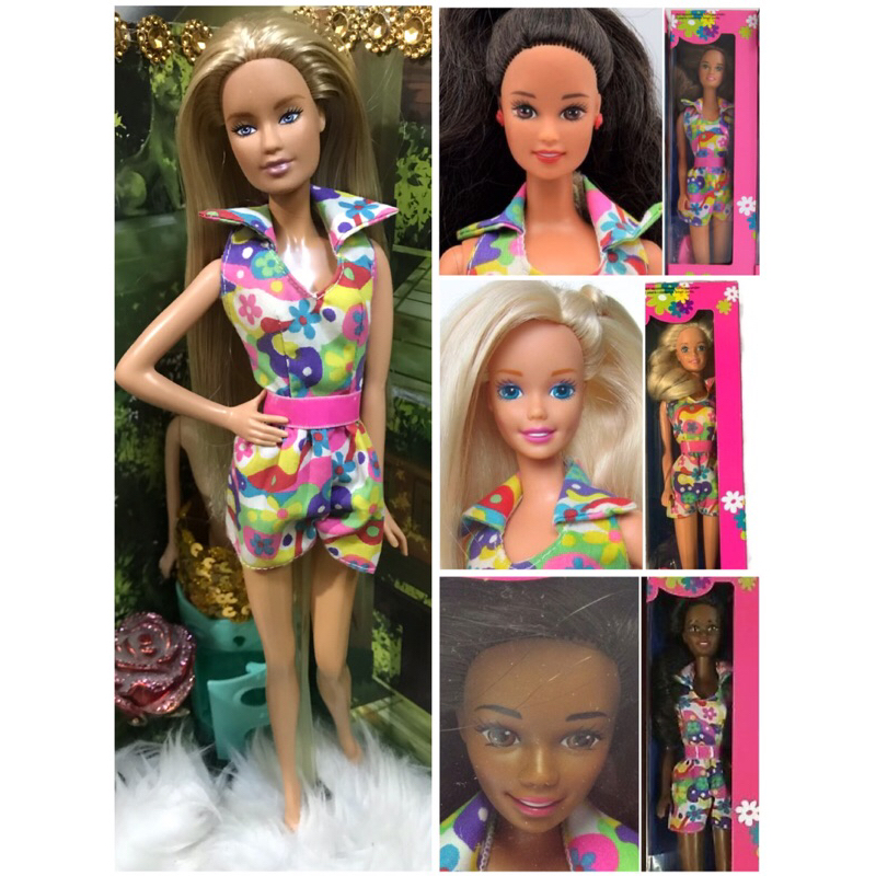 1993 vintage dress and fun bali barbie original fashion-barbie jumpsuit ...