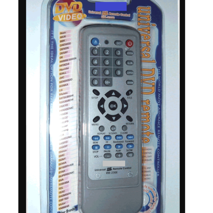 RM-230E Universal DVD Remote Control DVD player Remote controller ...