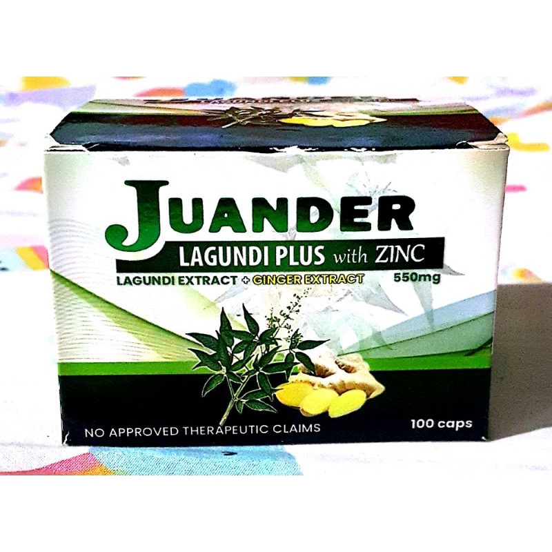Juander Lagundi Plus with Zinc 10capsules/1pad | Shopee Philippines