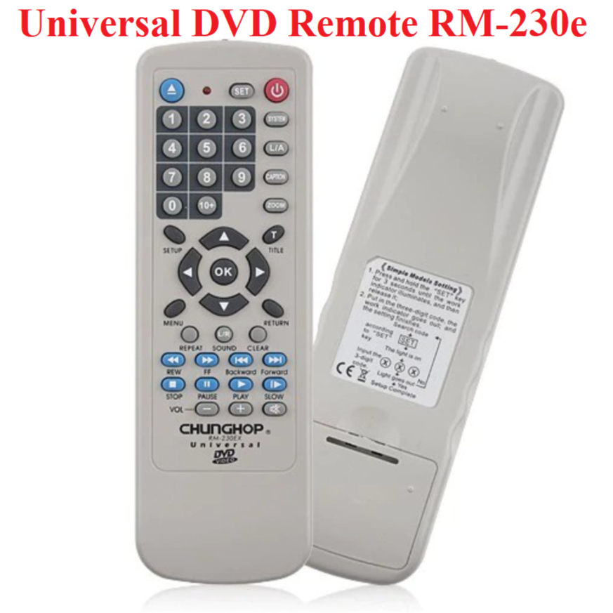 RM-230E Universal DVD Remote Control DVD player Remote controller ...