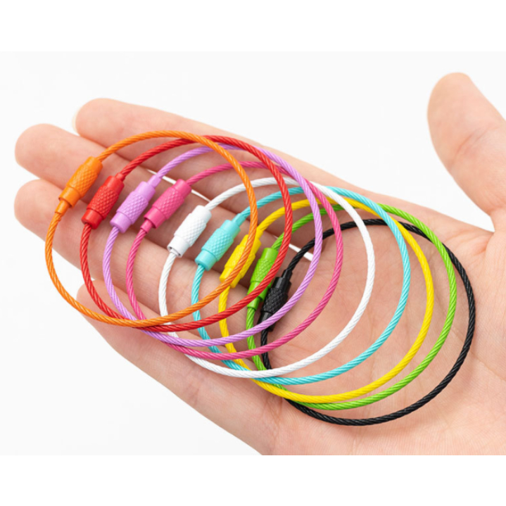 ⚡️[DONZ] 3-10pcs Colorful Screw Locking Stainless Steel Wire Car ...