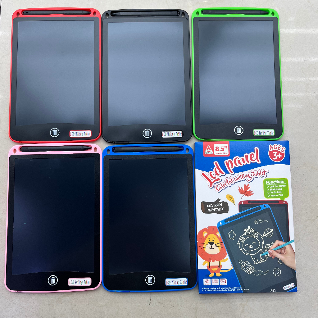 8.5 inches LCD Portable Rewritable Erasable Paperless Memo Writing ...