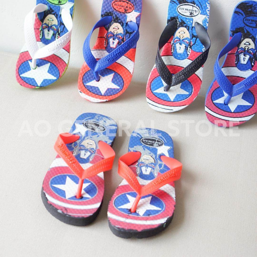 [AO]Captain America Light Slippers for 2-5 YO Boys Kids | Shopee ...