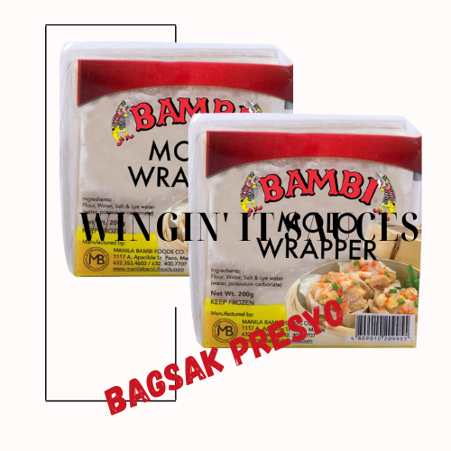 Bambi Molo Wrapper - BIG 3 1/2" x 3 1/2" - 300G | Shopee Philippines