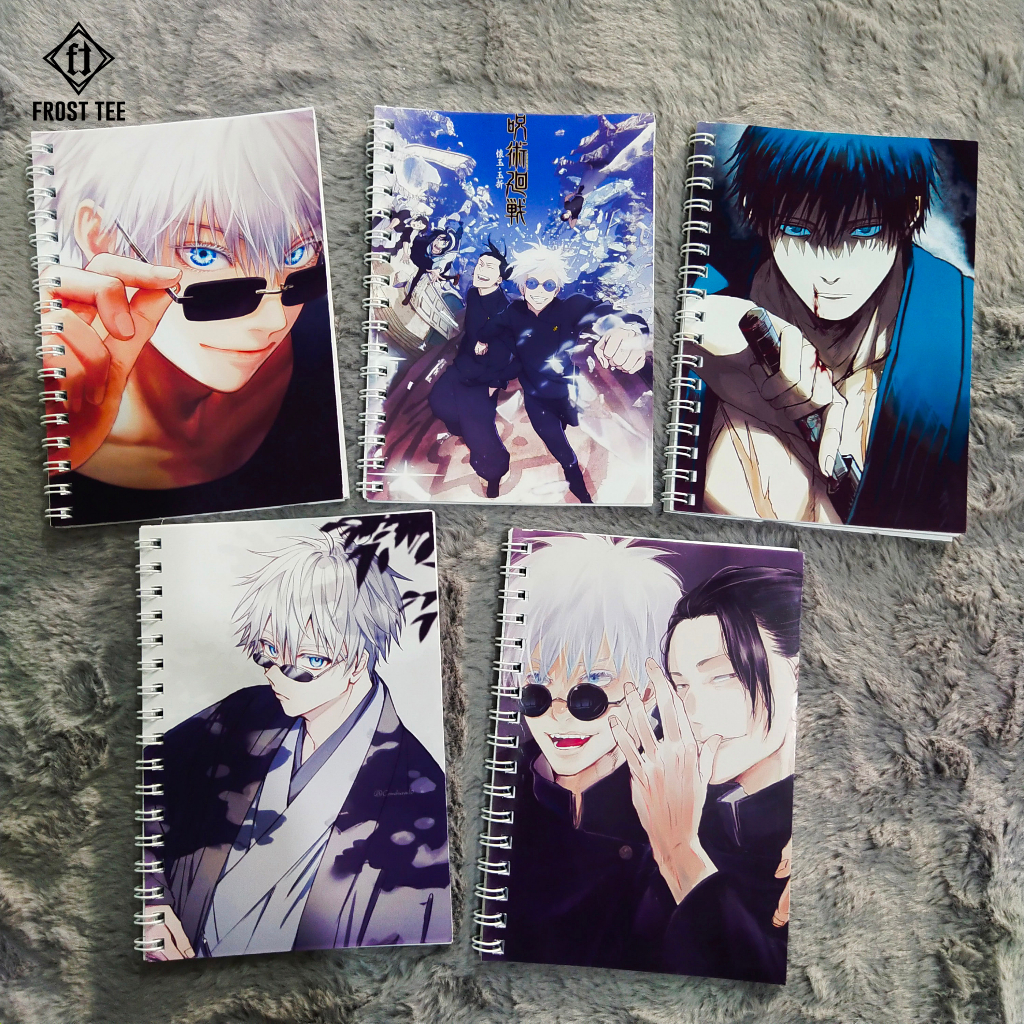 Jujutsu Kaisen Gojo Geto Toji Anime Notebook A5 Notebook | FROST TEE ...