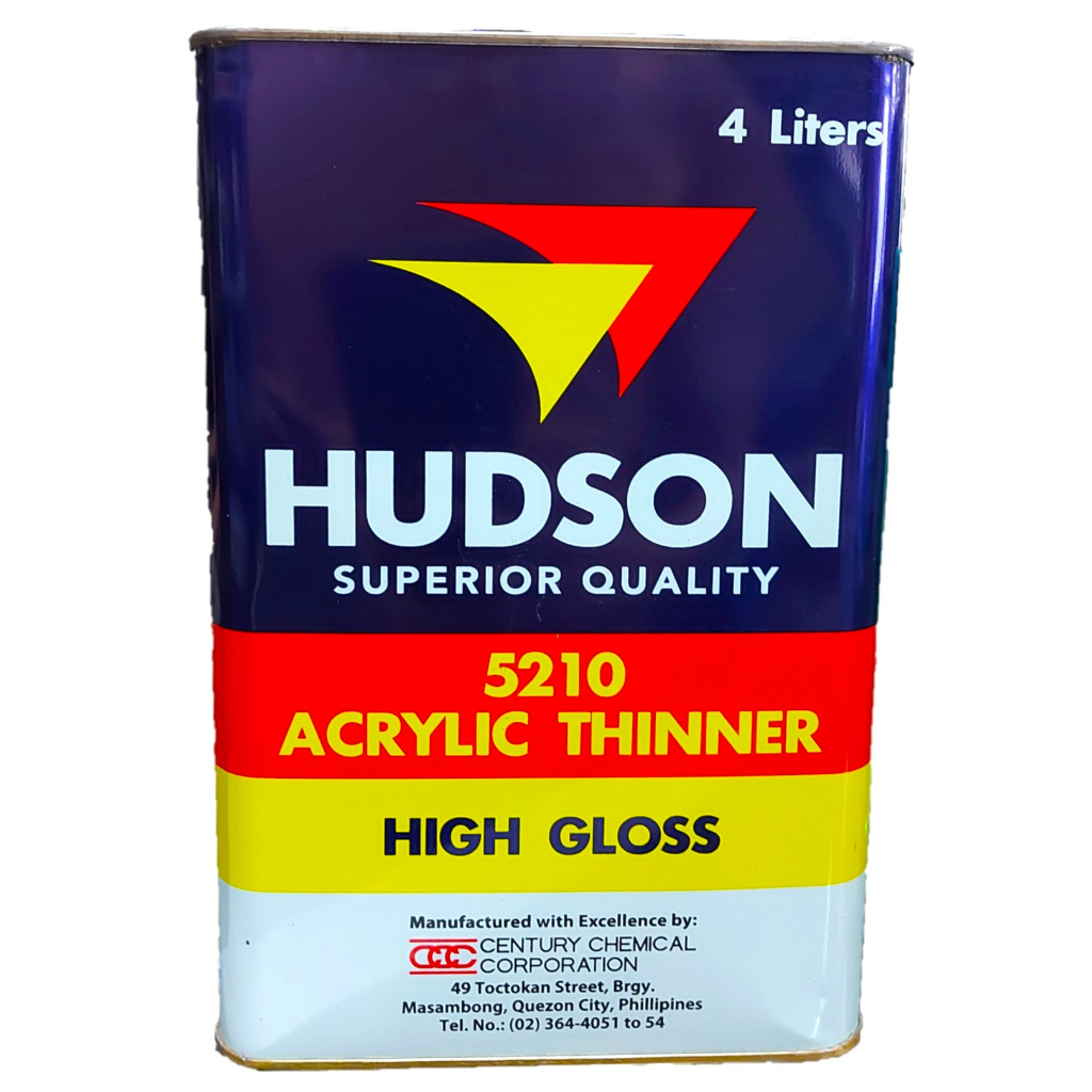 Hudson High Gloss Acrylic Thinner 5210 - 4L | Shopee Philippines