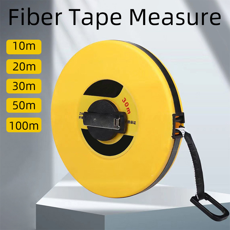 1PCS Tape Measure Fiberglass Measuring Fiber Glass 50m 100m Tape Metric ...