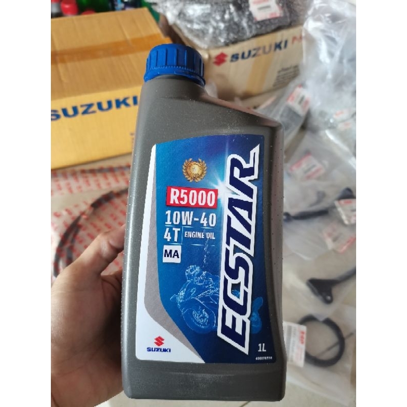 SGP ECSTAR ENGINE OIL R5000 10W-40 MA & MB 4T JASO API:SL 1Liter ...