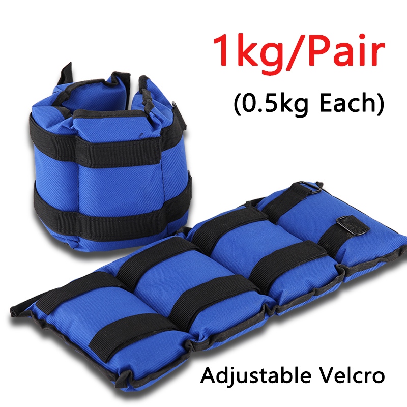(Pair) Set Leg Ankle Weights 1~6KG Wrist Iron For Adjustable Strength ...