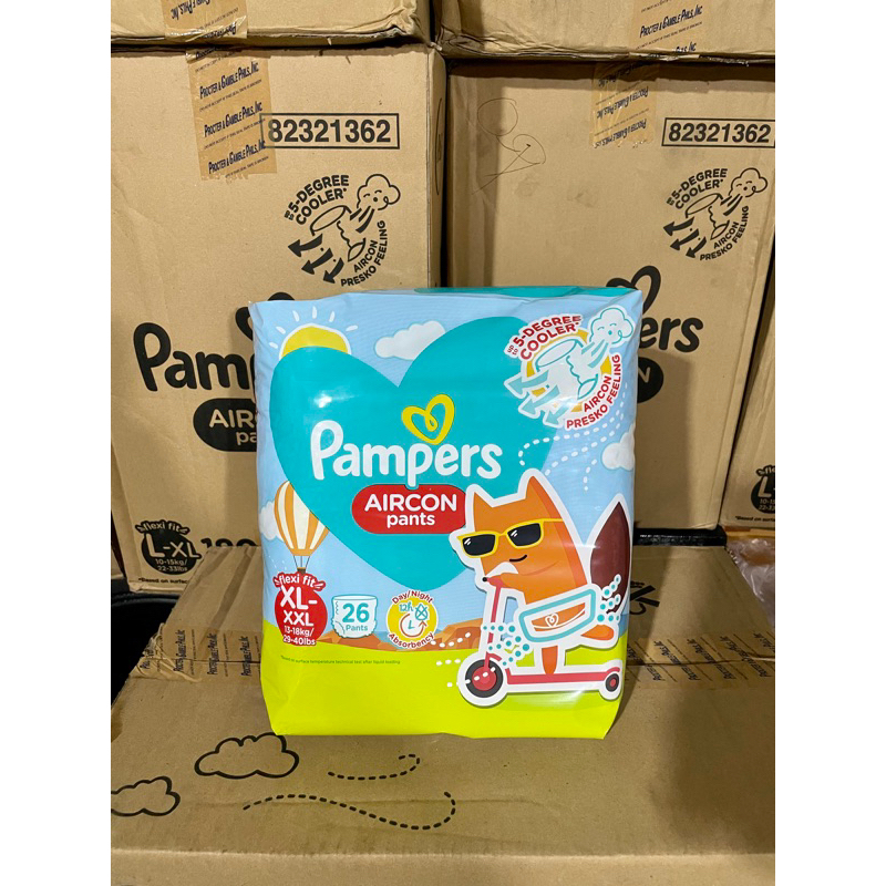 Pampers Aircon Pants XL (26’s/52’s) | Shopee Philippines